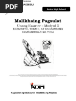 Module Sa Malikhaing Pagsusulat | PDF