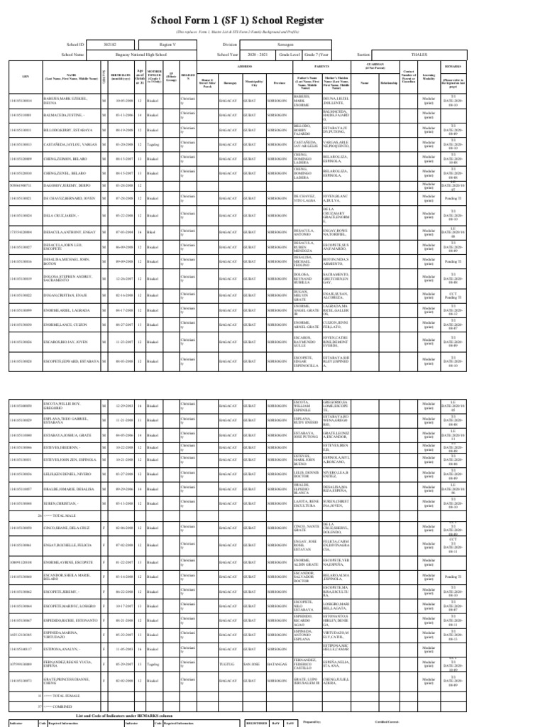 SF1 - 2020 - Grade 7 (Year I) - THALES | Download Free PDF | Languages ...