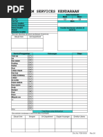 Checklist Pemeliharaan Mobil Operasional | PDF
