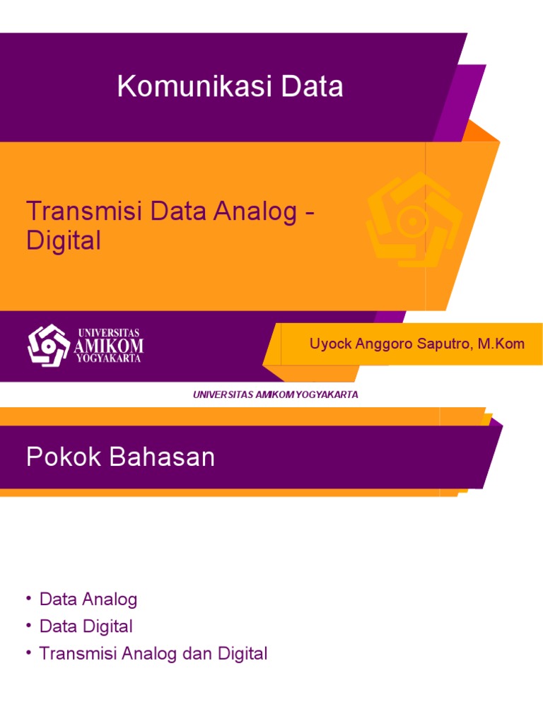 Transmisi Data Analog dan Digital | PDF