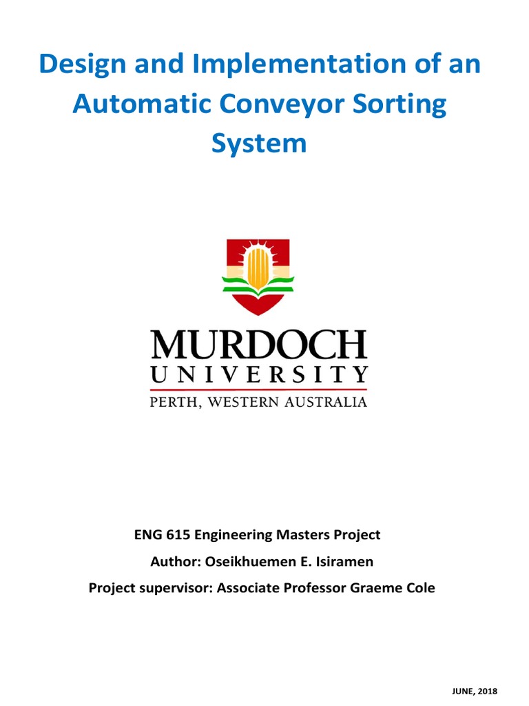 Automatic Conveyor Sorting System | PDF | Actuator | Control Theory