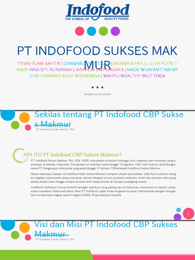 Manajemen Strategi PT Indofood Sukses Makmur TBK | PDF | Karier ...
