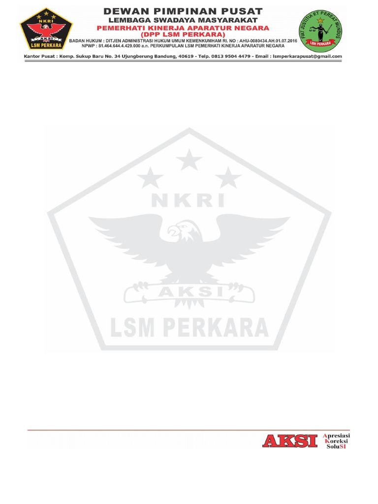 Kop Surat LBH F4 | PDF