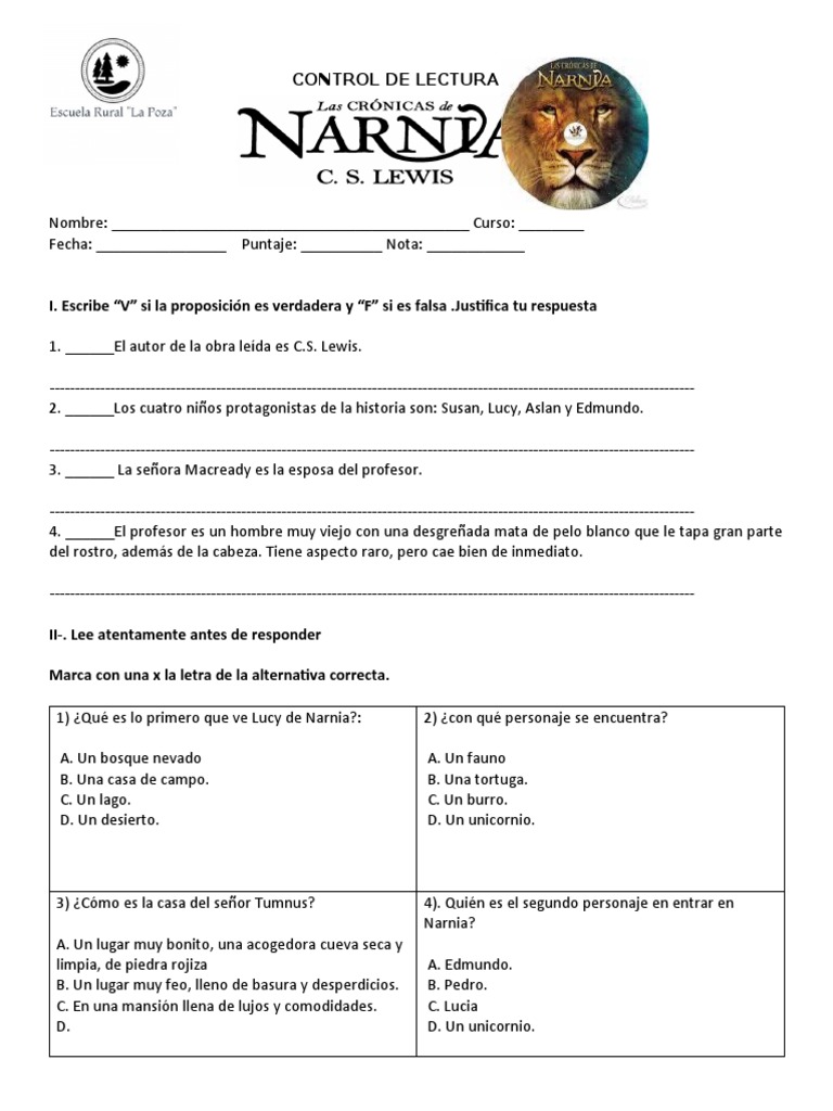 El Leon - La Bruja y El Ropero | Descargar gratis PDF | C. S. Lewis ...