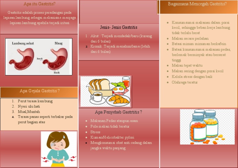 Leaflet Gastritis | PDF