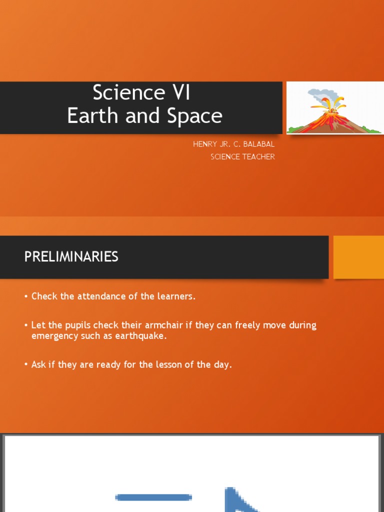 Science VI Earth and Space COT-3 | PDF | Behavior Modification | Learning