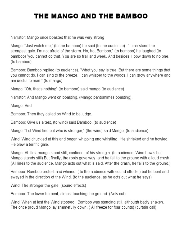 The Mango and The Bamboo | PDF