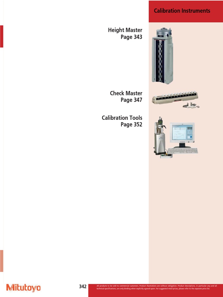 Height Master: Calibration Instruments | PDF | Calibration | Metrology