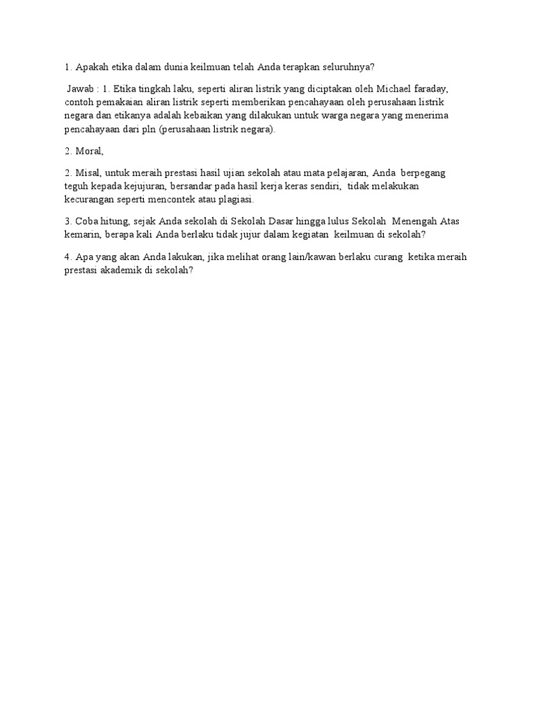 Dasar Dasar Sains | PDF