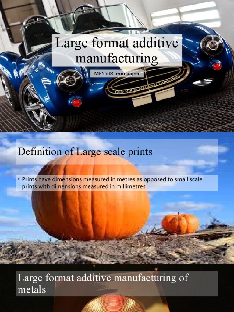 Large Format Additive Manufacturing | PDF | 3 D Printing | Extrusion