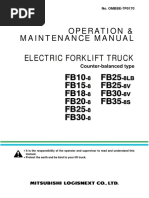 Toyota Electric Forklift Error Codes List | PDF | Throttle | Switch