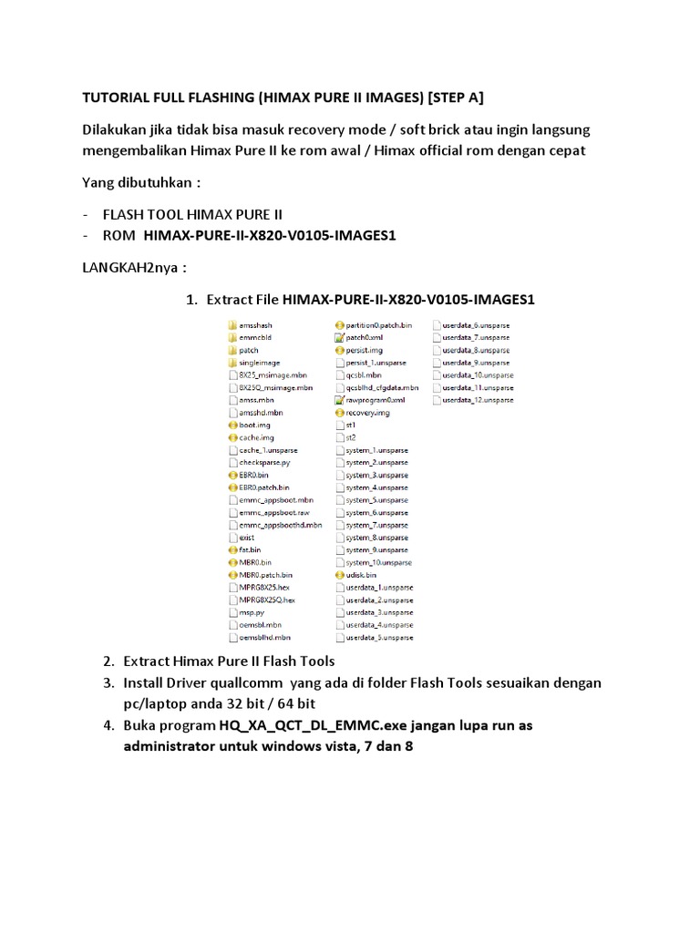 Tutorial Full Flashing | PDF | Komputer