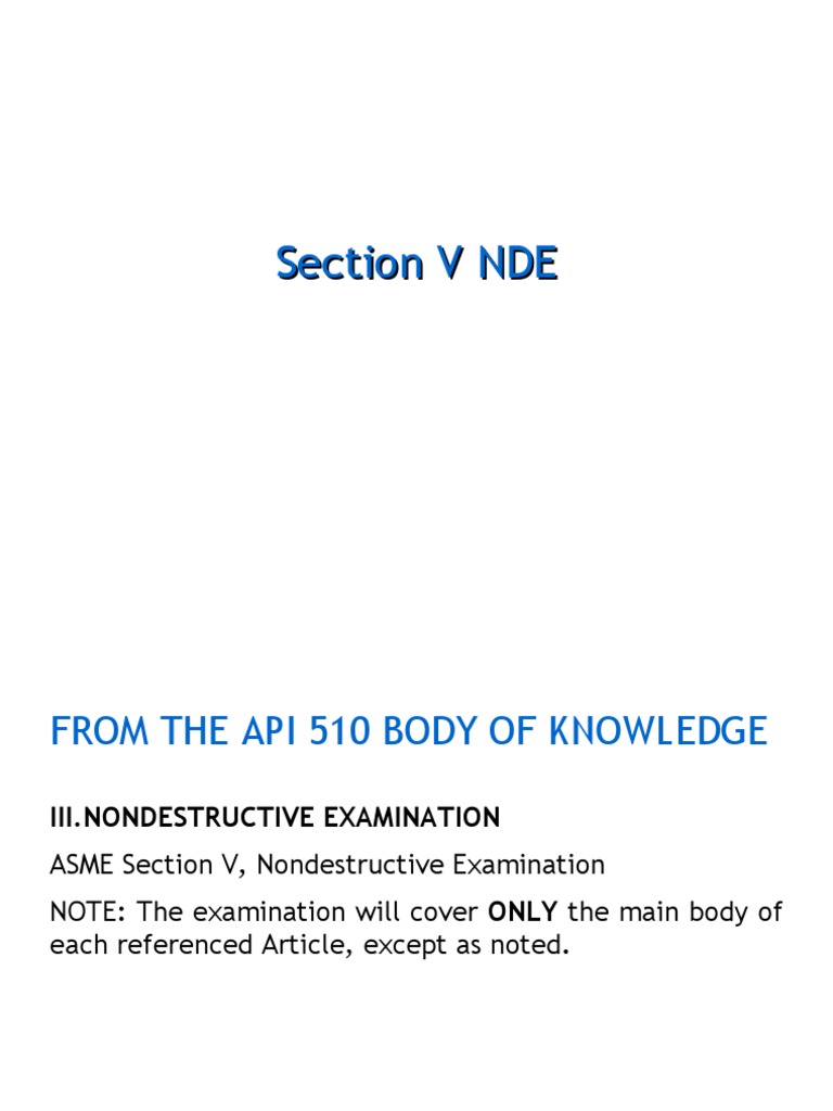 API 570 Piping Inspection Code Guide | PDF | Radiography | Materials