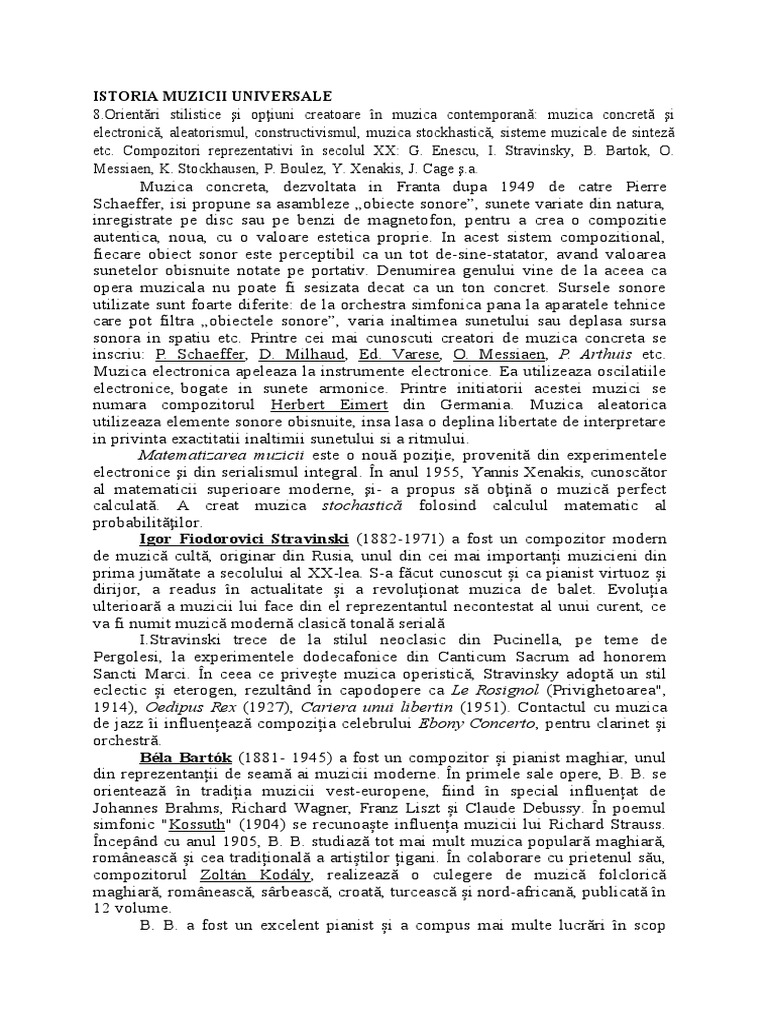 Ist - Muz. 8 Sec. XX2 | PDF Ist - Muz. 8 Sec. XX2 | PDF