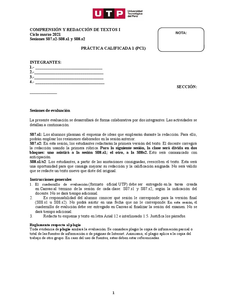 S07.s2-S08.s1 y S08.s2 - Cuadernillo Práctica Calificada 1 (PC1) MARZO ... S07.s2-S08.s1 y S08.s2 - Cuadernillo Práctica Calificada 1 (PC1) MARZO ...