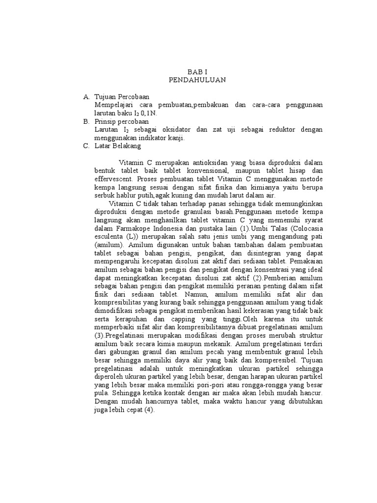 Laporan Kimia Kelompok IV | PDF