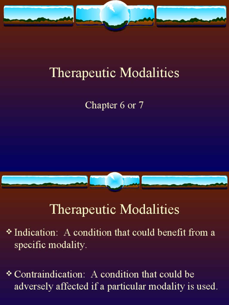 Chapter 6 Therapeutic Modalities | PDF | Electromagnetic Radiation ...