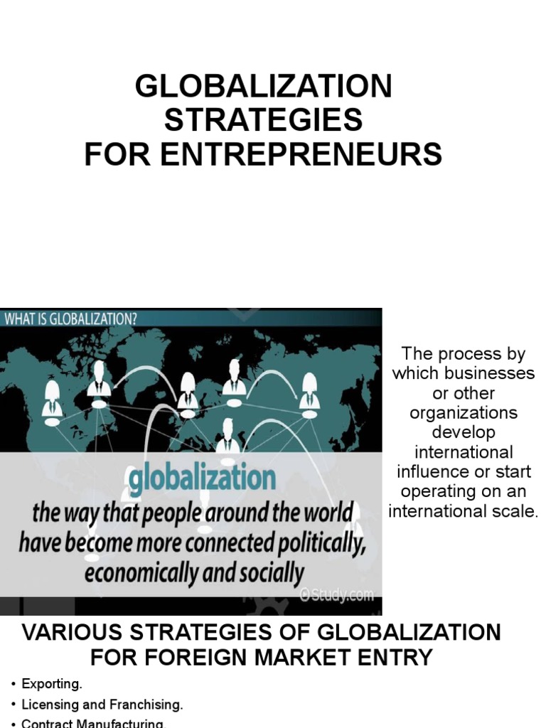 Globalization Strategies Pdf License Mergers And Acquisitions