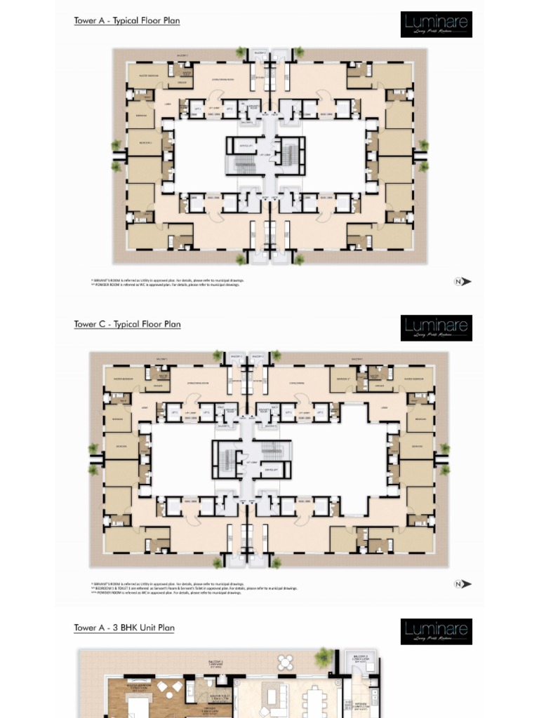 Mahindra Luminare FLOOR PLANS | PDF