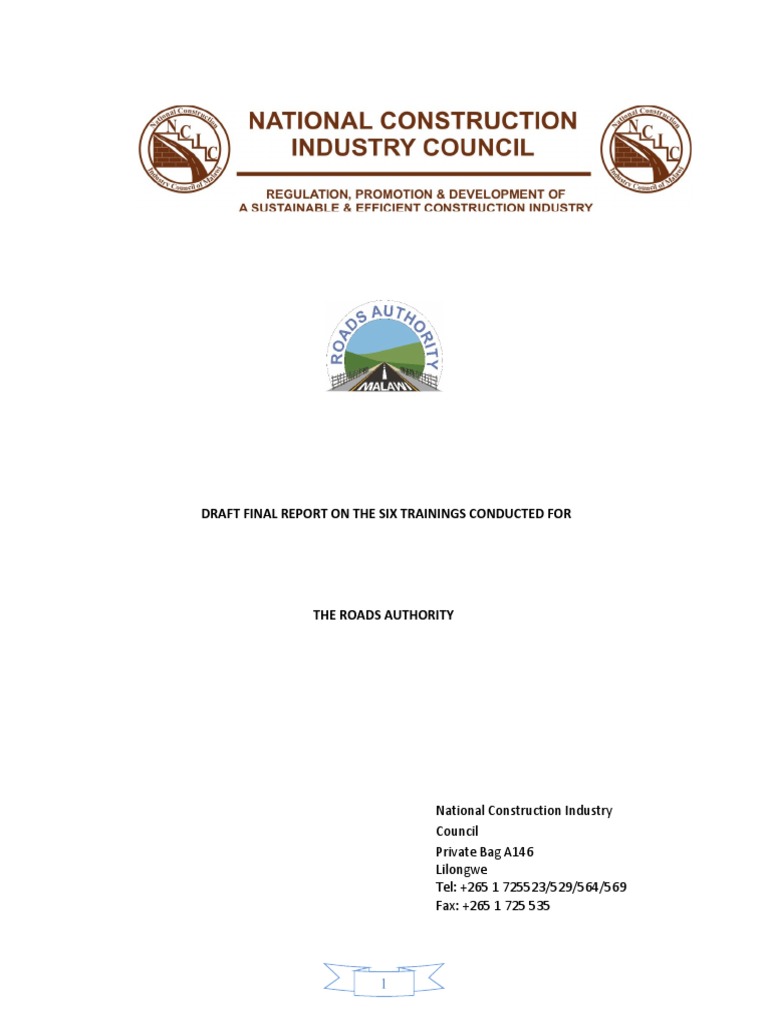 20 6 17 Draft Final Report | PDF | Procurement | Road