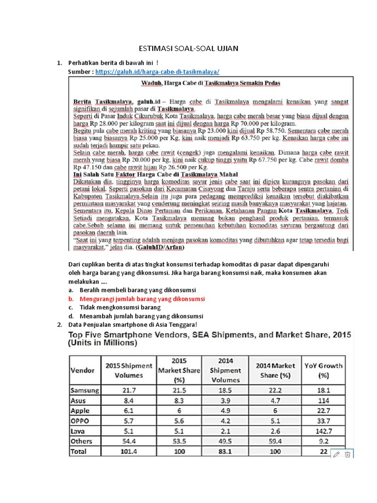 OPTIMASI SOAL UJIAN | PDF