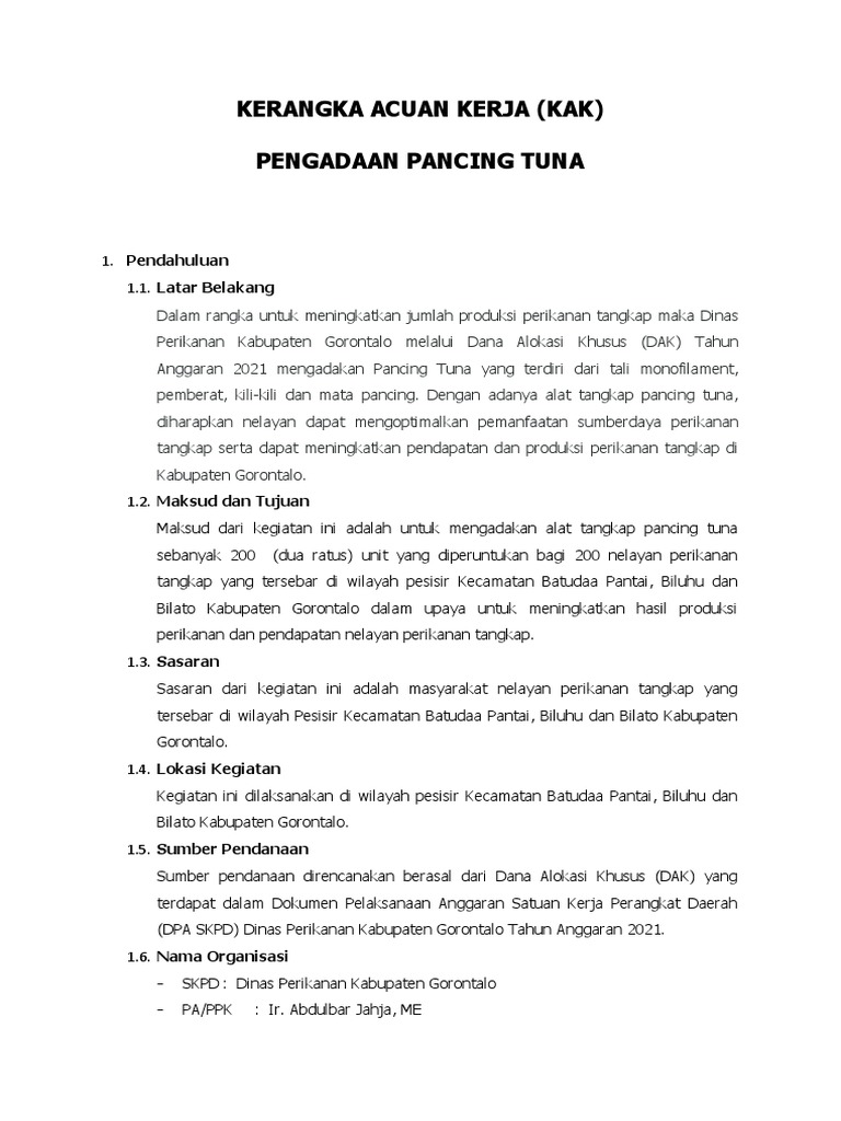 Pengadaan Pancing Tuna untuk Nelayan | PDF | Sains & Matematika