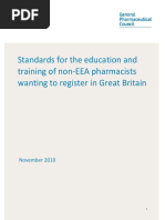 GPHC Standards For Pharmacy Professionals | PDF | Pharmacist | Pharmacy