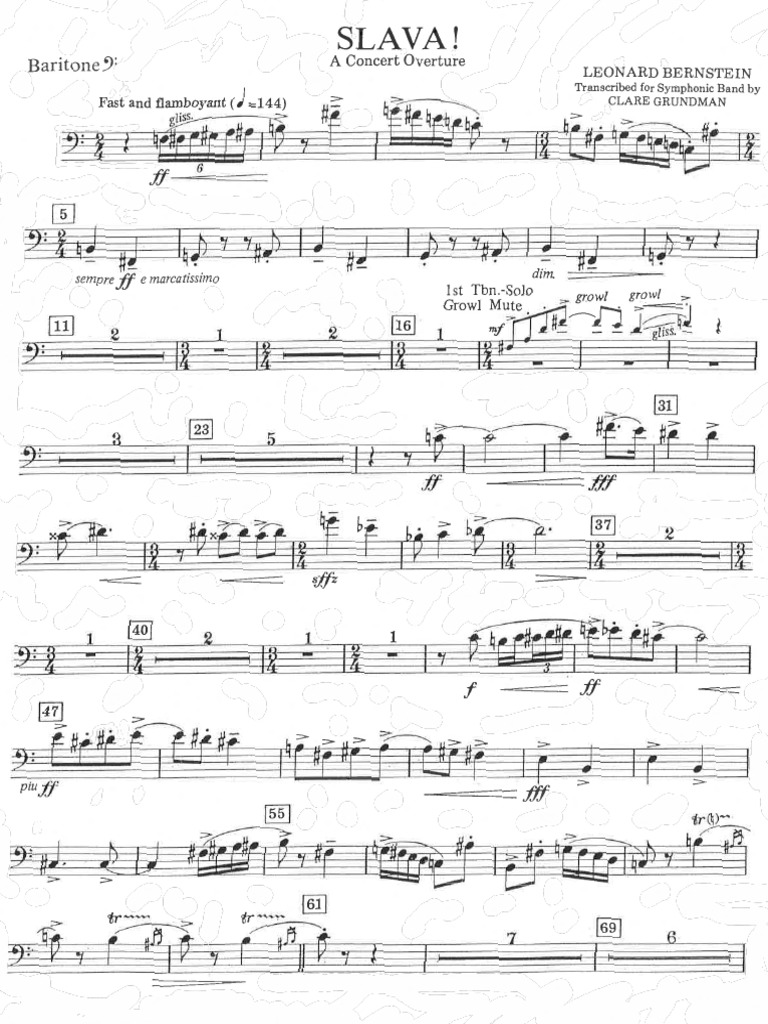 Bernstein, Leonard - Slava | PDF