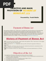 Annual Return - Bonus - FORM D | PDF