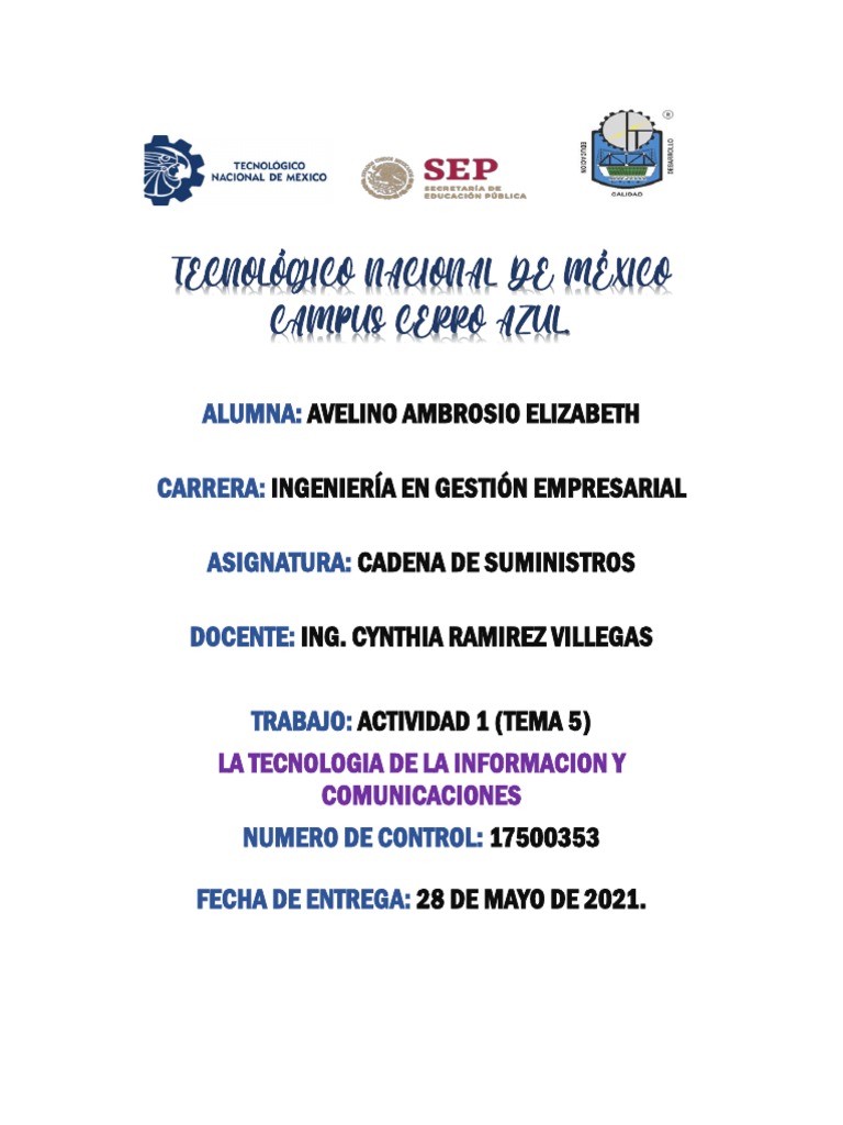 Act.1 T5 | PDF | Calidad (comercial) | Bienes