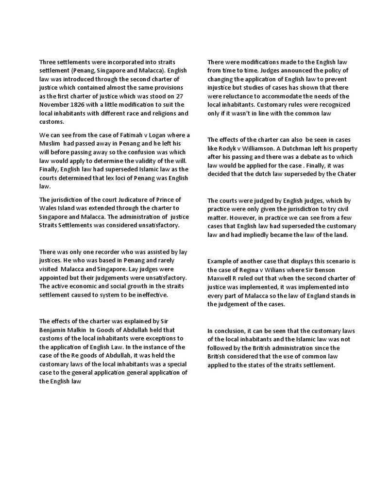 Second Charter of Justice | PDF | English Law | Judge