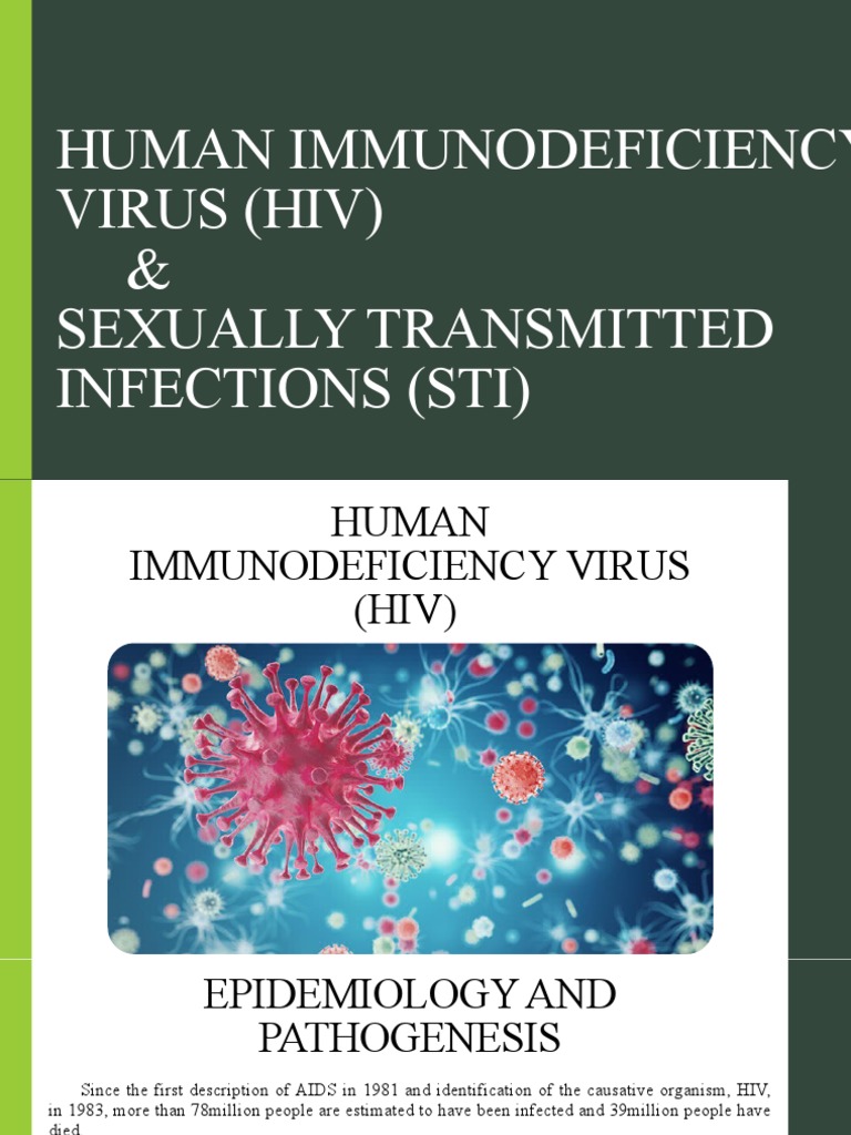 Human Immunodeficiency Virus (Hiv) & Sexually Transmitted Infections ...