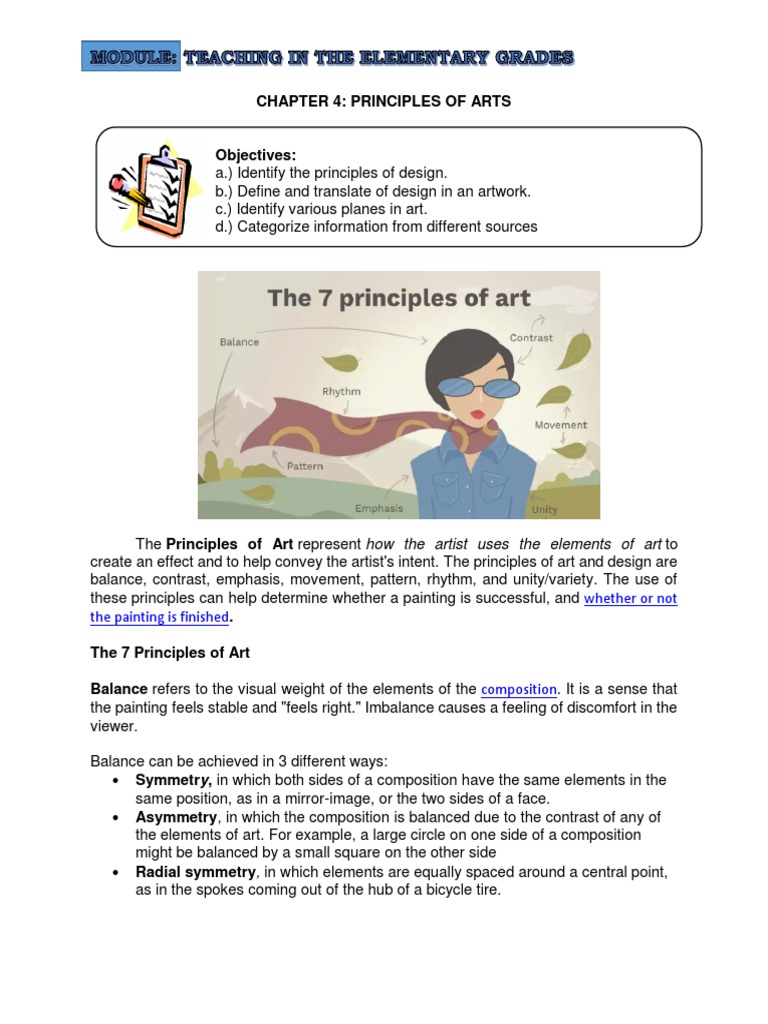 Principles of Art and Design Explained | PDF | Composition (Visual Arts ...