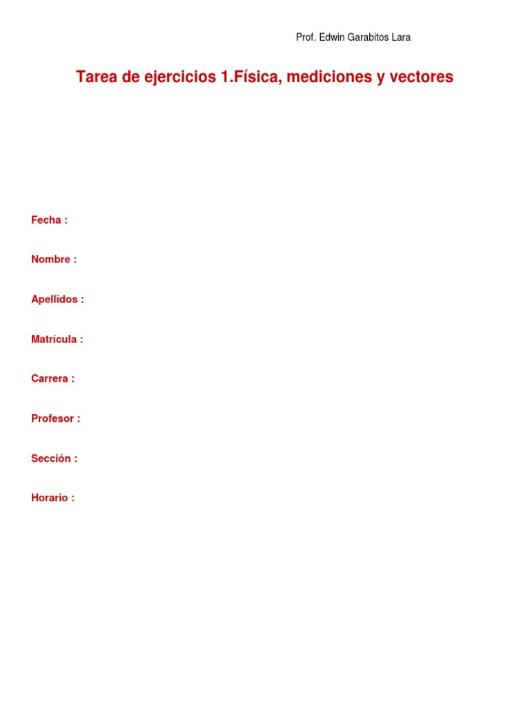 Tarea de Ejercicios 1 | PDF