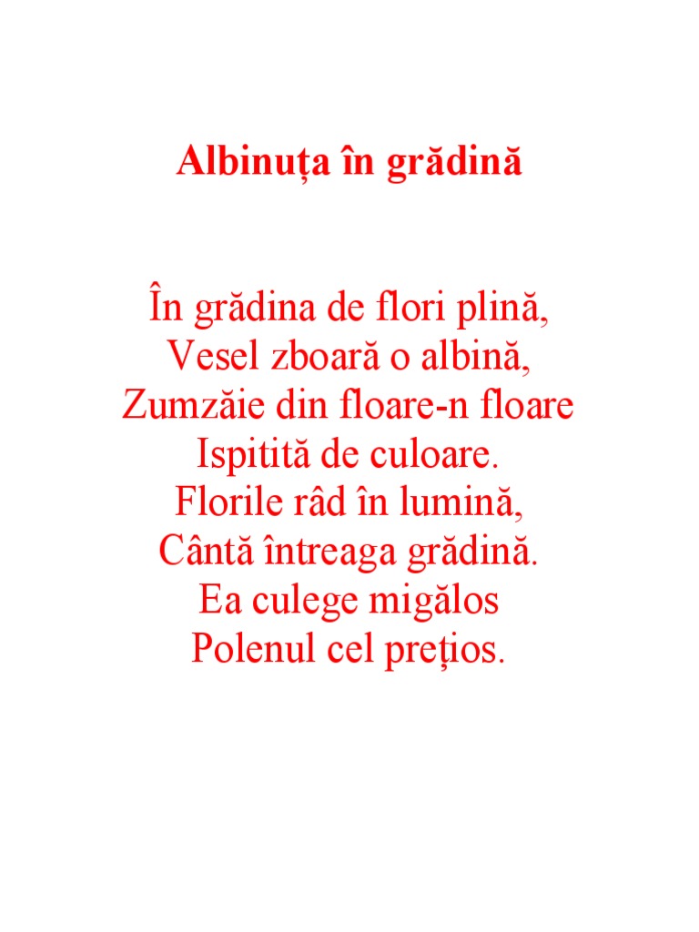 Fisa de Lucru Albinuta | PDF