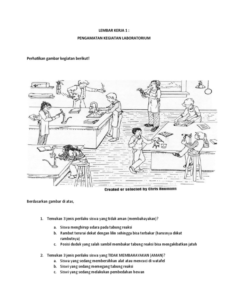 LK-06a. PENGAMATAN KEGIATAN LABORATORIUM | PDF