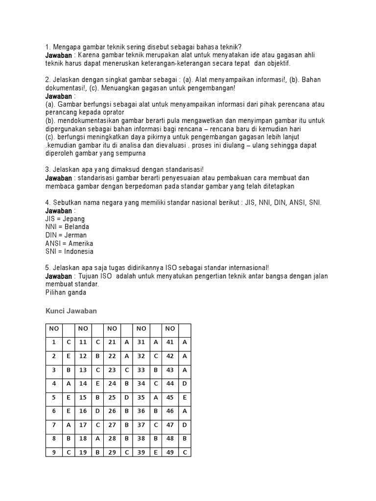 Kunci Jawaban GTO | PDF