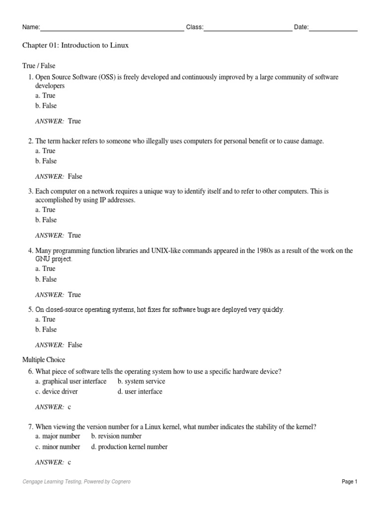 Chapter 01 Introduction To Linux Pdf Operating System Linux 8023
