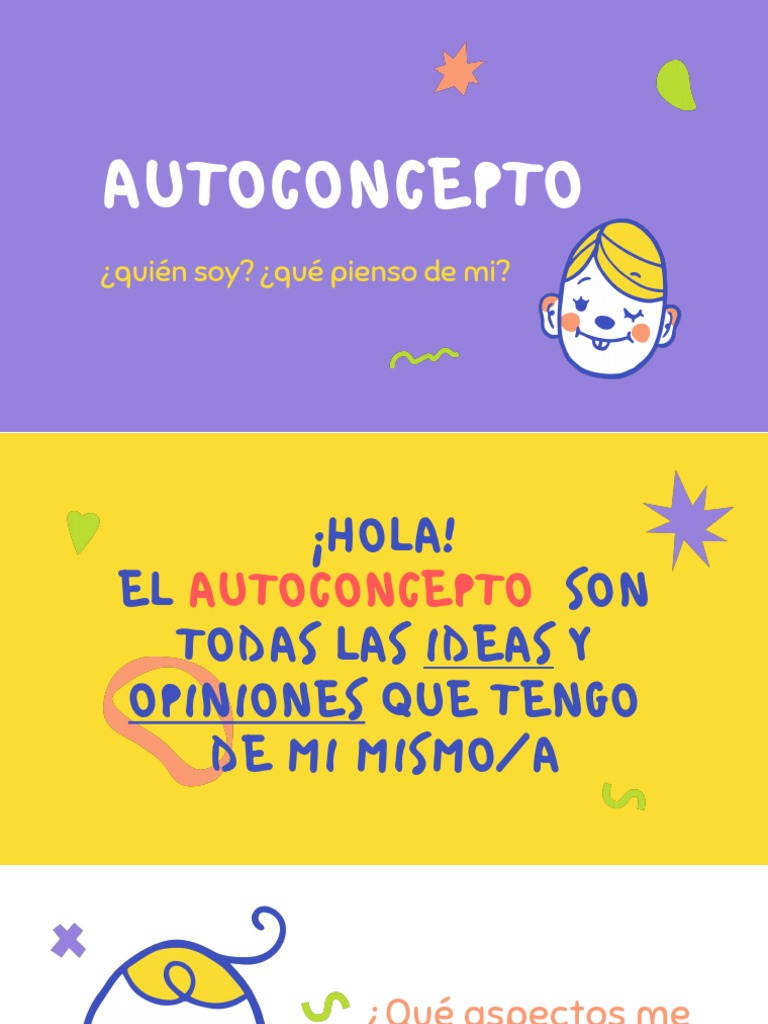 ¿Qué Es El Autoconcepto | PDF