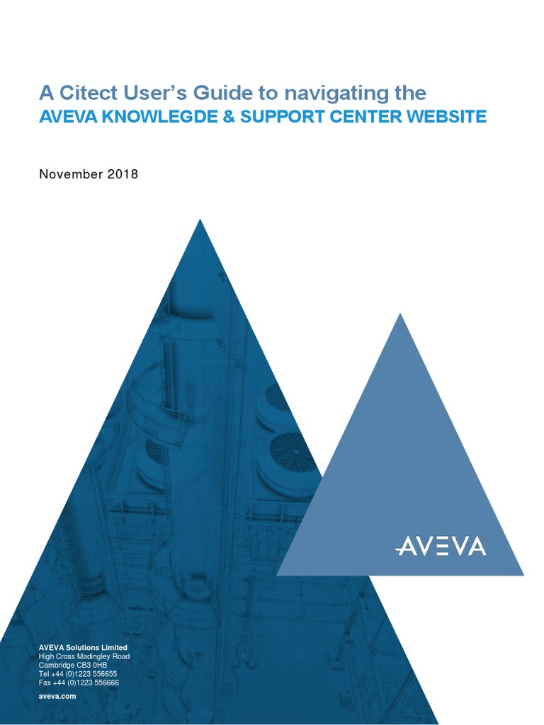 Knowledge & Support Center Website Guide For Citect Users - 20181126 | PDF