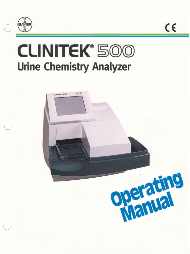 Clinitek 500 Operator Manual | PDF | Nature