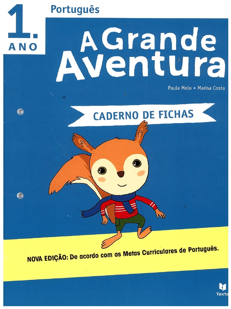 A Grande Aventura - Caderno Fichas - LP - 1º Ano | PDF