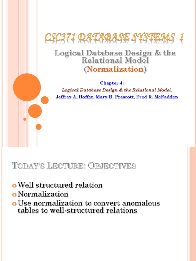 Relational Model Normalization | PDF | Relational Database | Relational ... Relational Model Normalization | PDF | Relational Database | Relational ...
