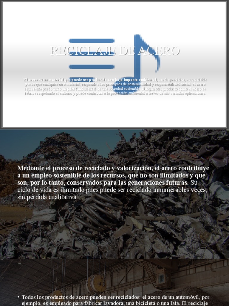 Reciclaje De Acero Descargar Gratis Pdf Acero Reciclaje
