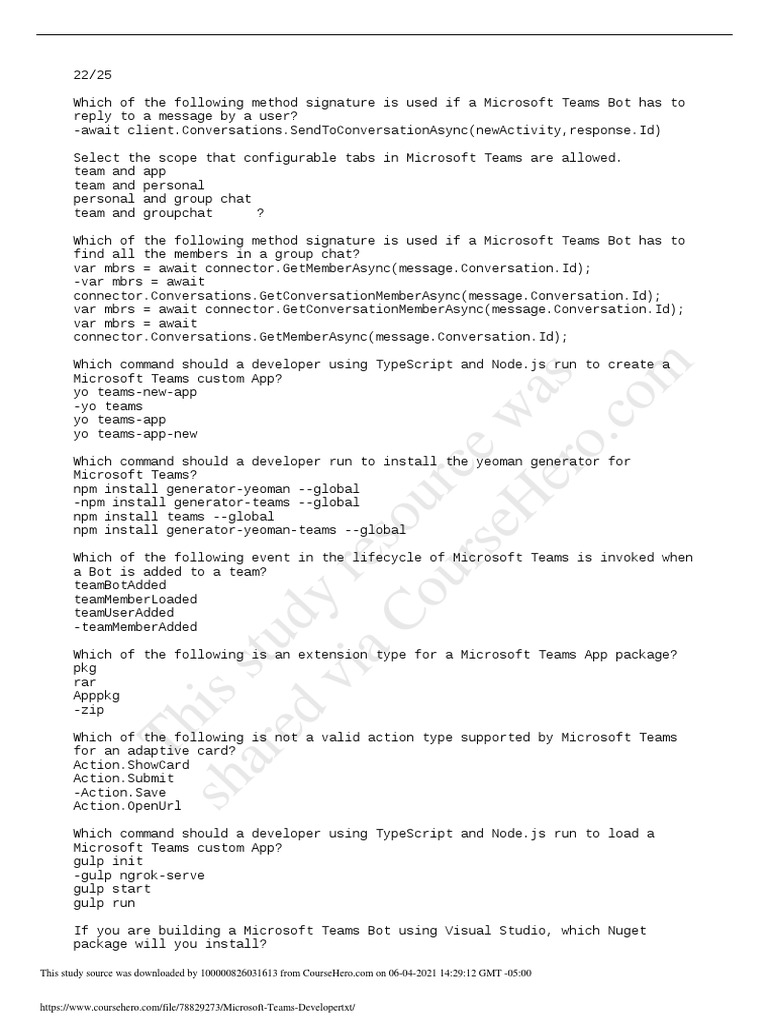 Microsoft Teams Bot Development Guide | PDF | Web Application | Software