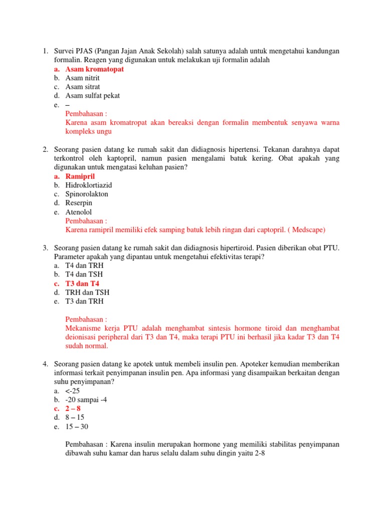 Soal Try Out UKAI Dan Pembahasan ITB Par | PDF