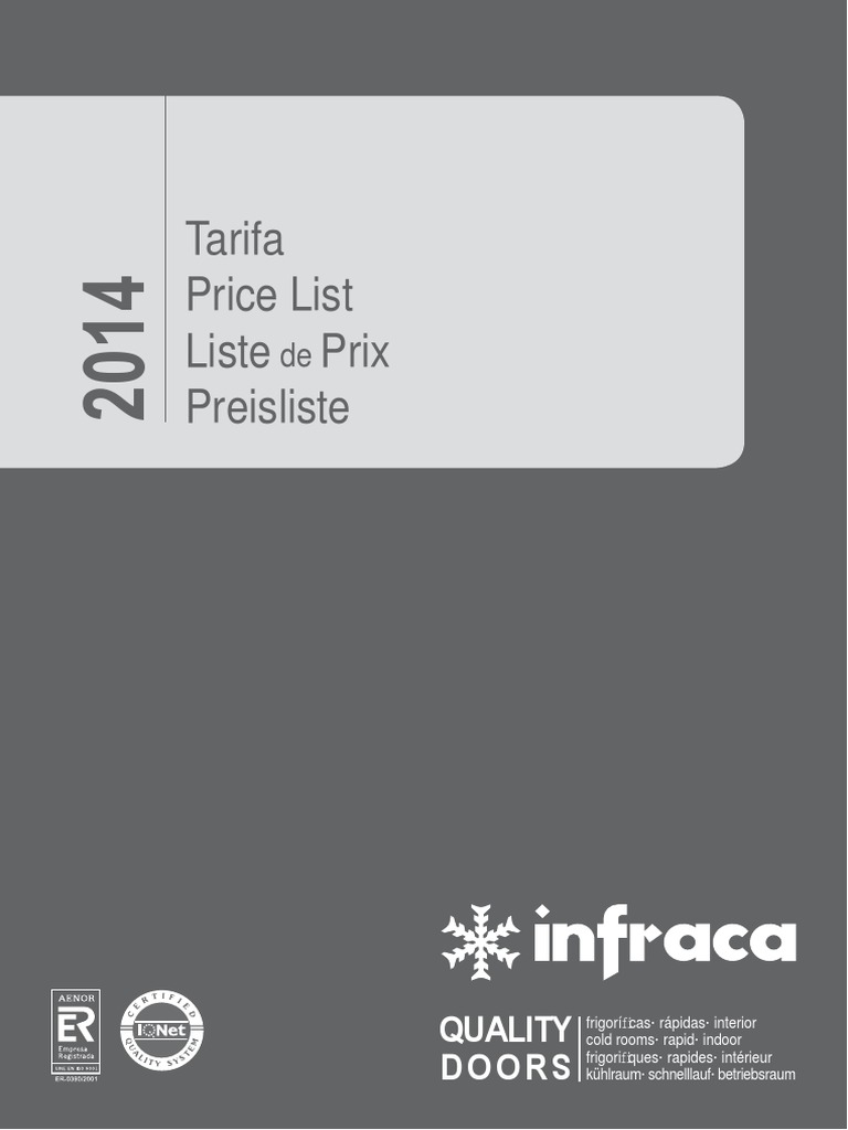 Puertas Frigoríficas y Cortafuegos | PDF | Cortina | Transporte