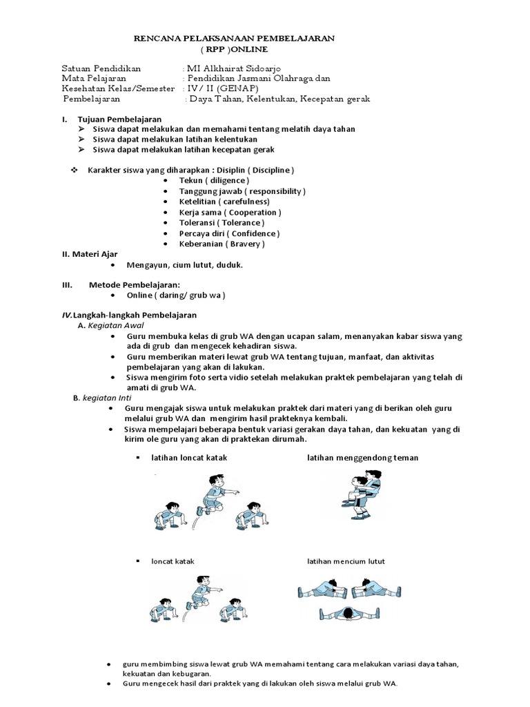RPP Kelas 4 Semester 2 | PDF