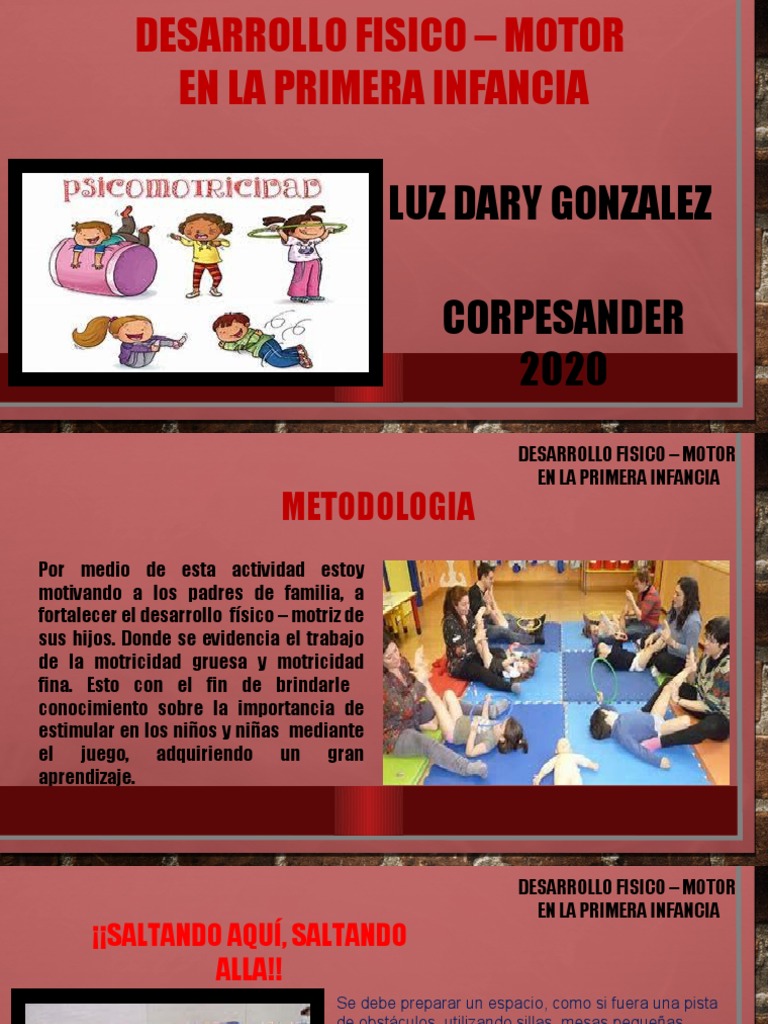 Desarrollo Fisico Motor Primera Infancia | PDF