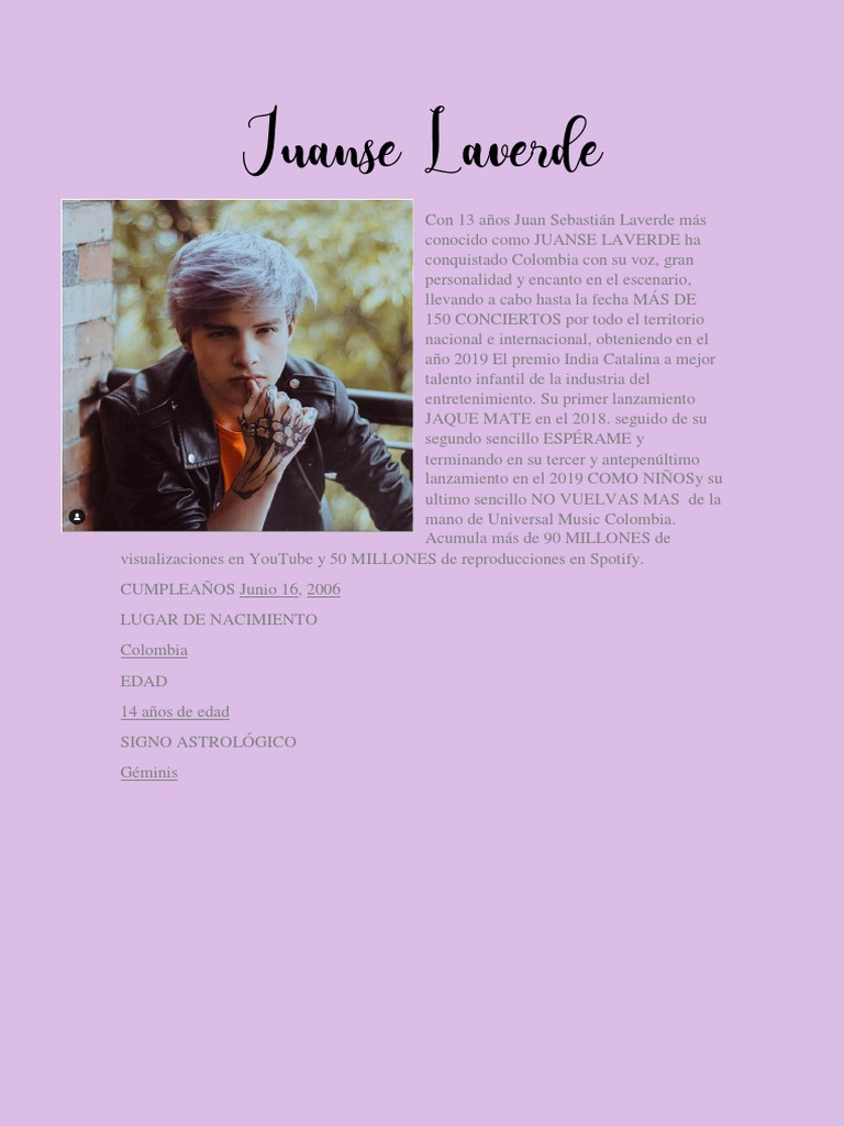 Juanse Laverde | PDF